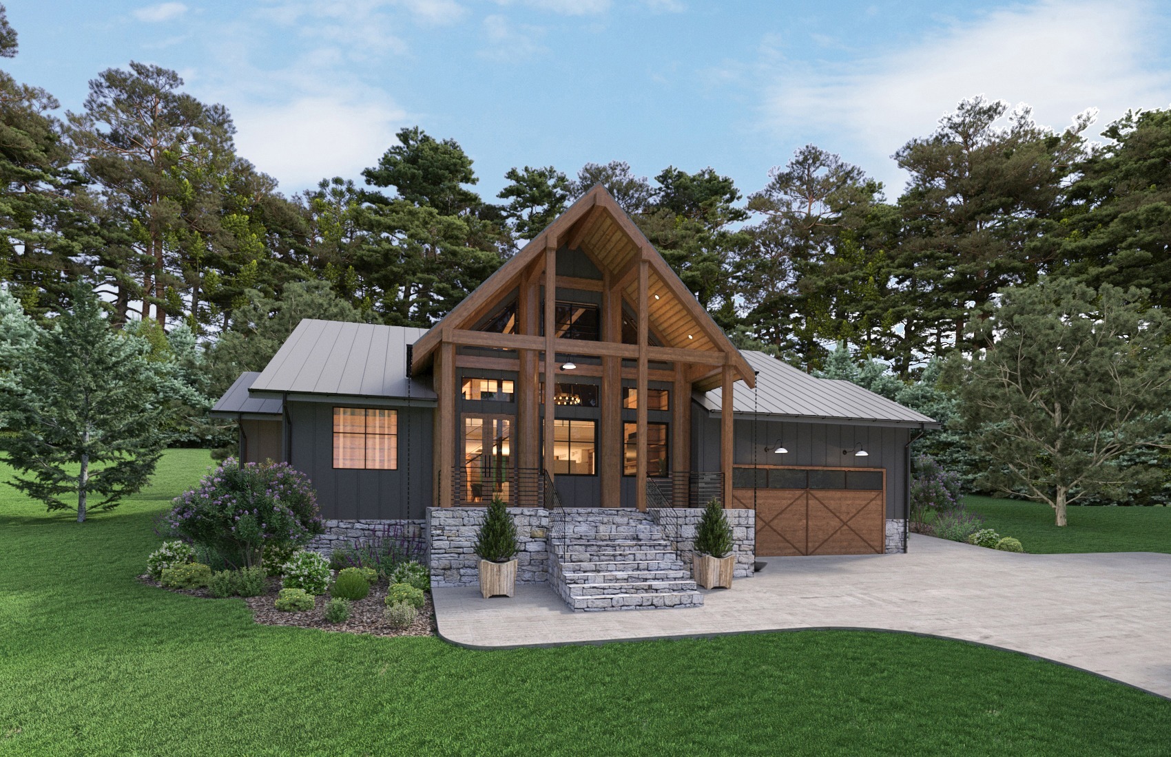 Mountain Cabin_Conceptual Project | Design SI |Chico,CA